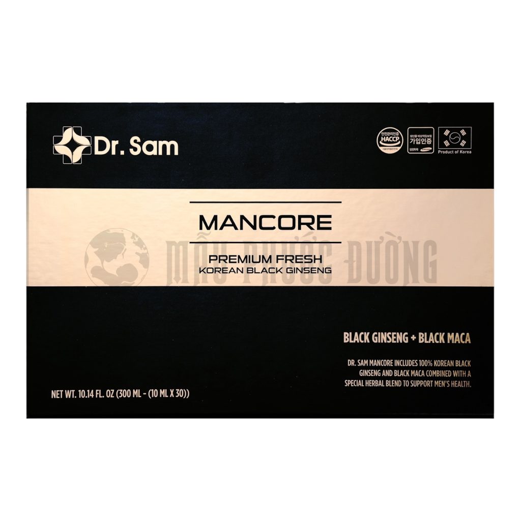 Dr. Sam Mancore Sâm Đen Hàn Quốc và Maca Peru - Mẫu Phước Đường