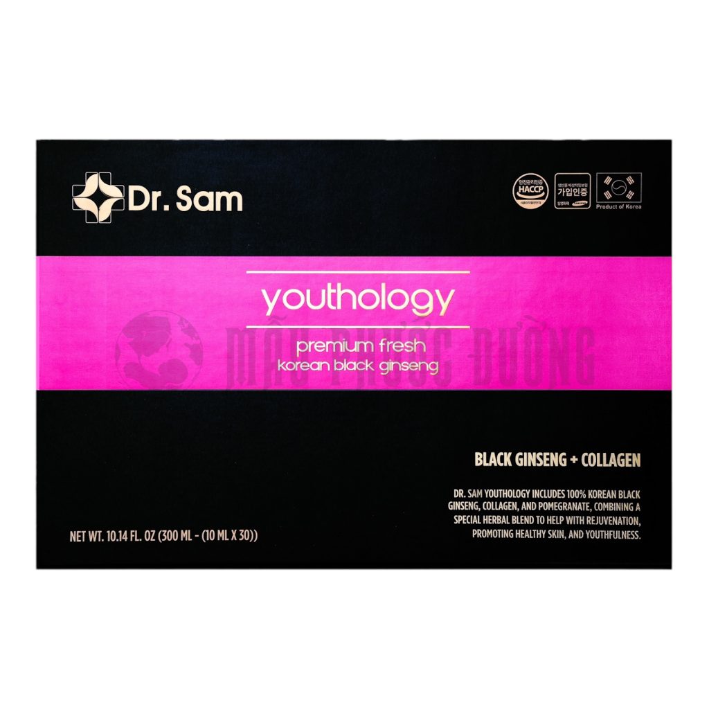 Dr. Sam Youthology Sâm Đen Hàn Quốc và Collagen - Mẫu Phước Đường